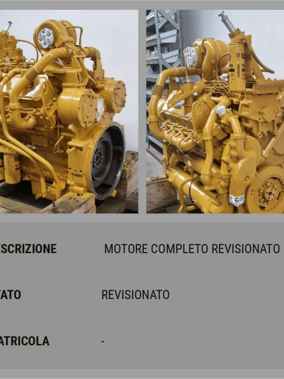 Caterpillar MOTORE REVISIONATO CAT 3408 - Motore a scoppio in vendita a ...