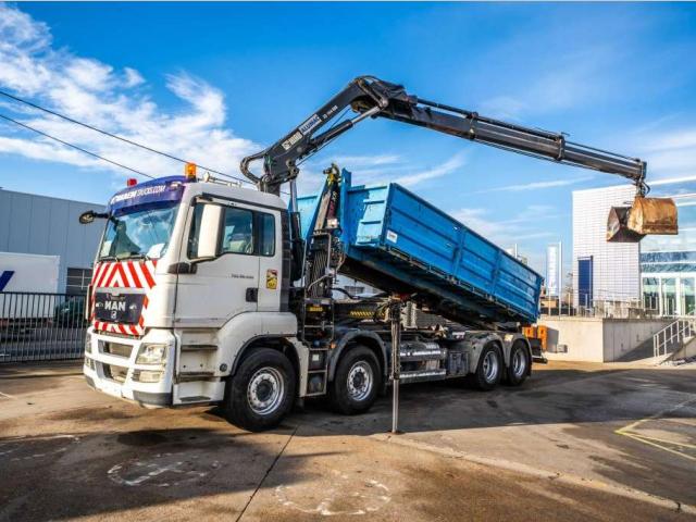 Man TGS 35.400 BL - HIAB 144 E-2 DUO - Camion scarrabile in vendita a ...